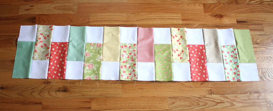 Easy Bricks Quilt Tutorial - Diary of a Quilter - a quilt blog