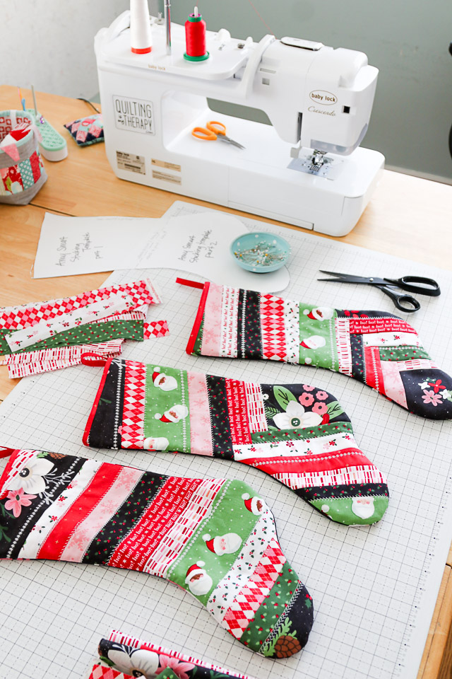 Easy Quilted Christmas Stocking Tutorial - Diary of a Quilter - a quilt ...