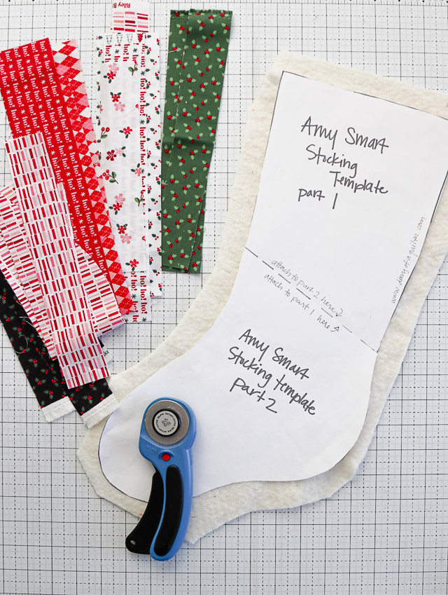 Easy Quilted Christmas Stocking Tutorial - Diary of a Quilter - a quilt ...