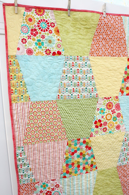 Tumbler Quilt tutorial - Diary of a Quilter - a quilt blog
