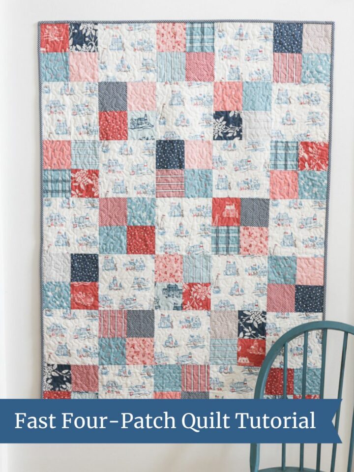 Irish Chain Nine-Patch Quilt Tutorial - Diary of a Quilter - a quilt blog