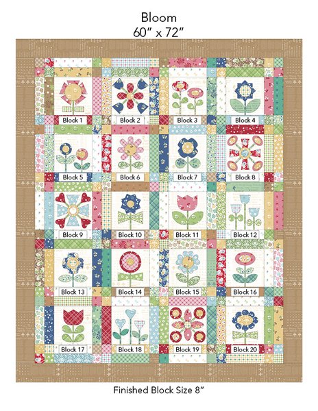 Free Bloom Sew-Along from Lori Holt - Diary of a Quilter - a quilt blog