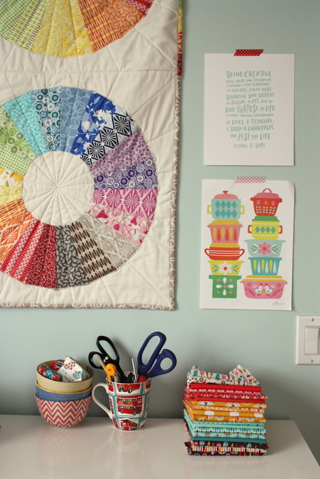 Vintage Kitchen fabric from Riley Blake - Diary of a Quilter - a quilt blog