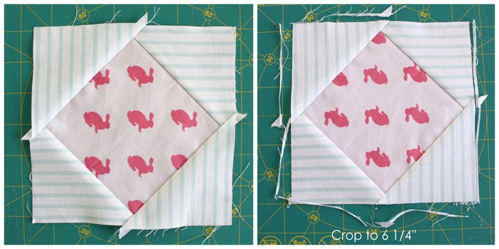 Square in a Square Quilt block tutorial by Amy Smart | Diary of a Quilter