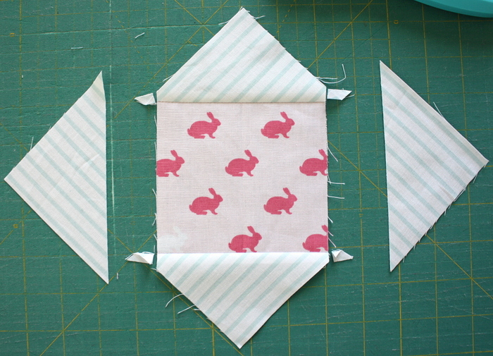 Square in a Square Quilt block tutorial by Amy Smart | Diary of a Quilter