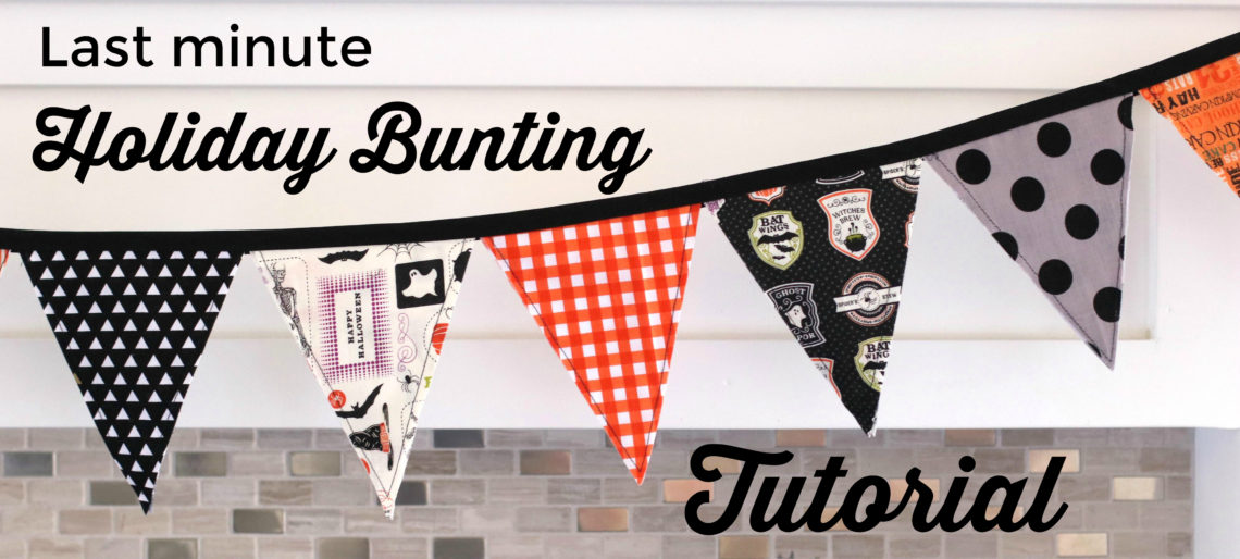 Last minute Bunting Tutorial