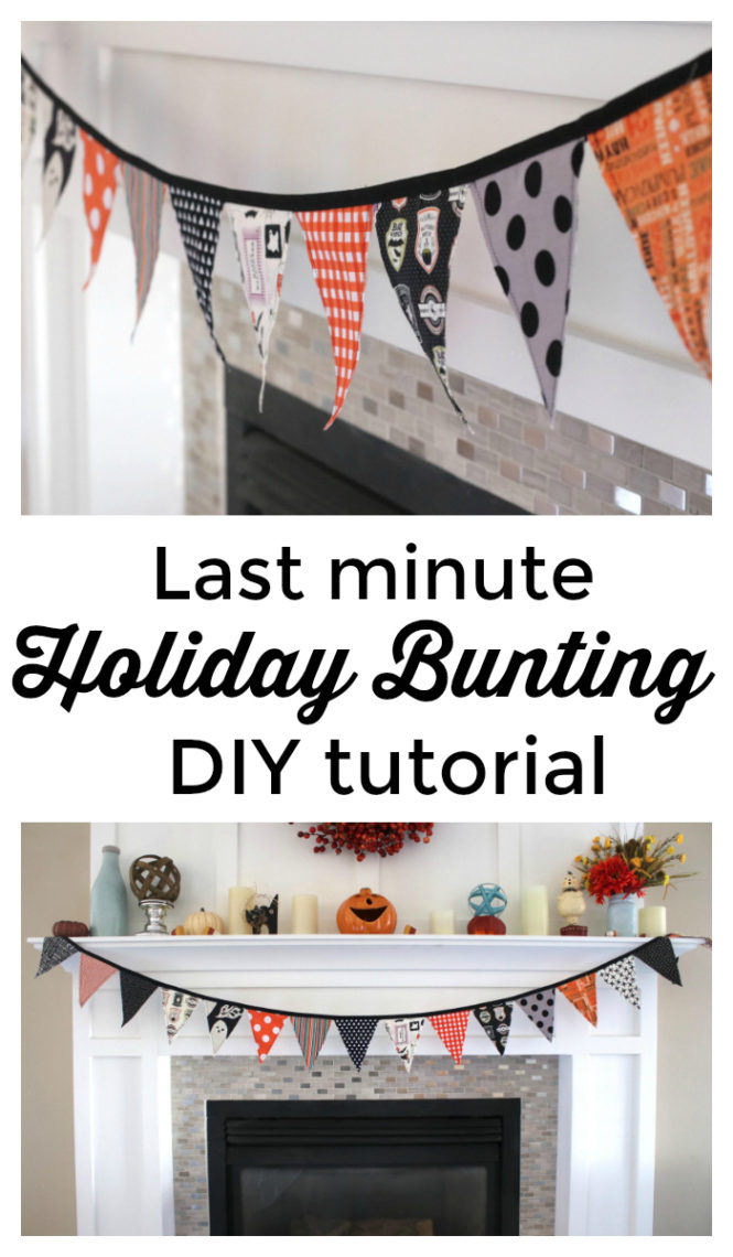 Last minute Bunting Tutorial