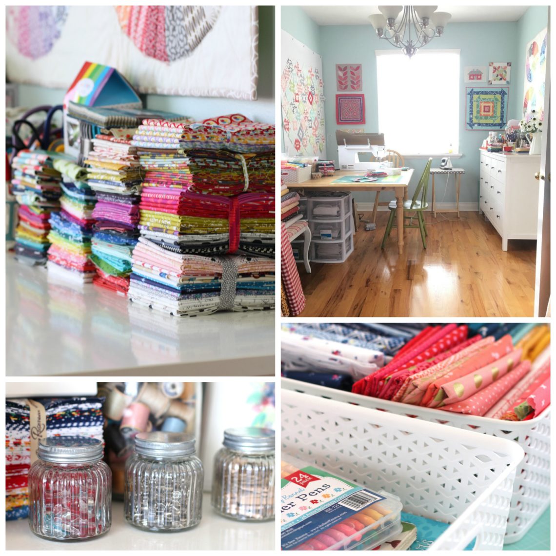 Quilting and Fabric Organization and Planning tips