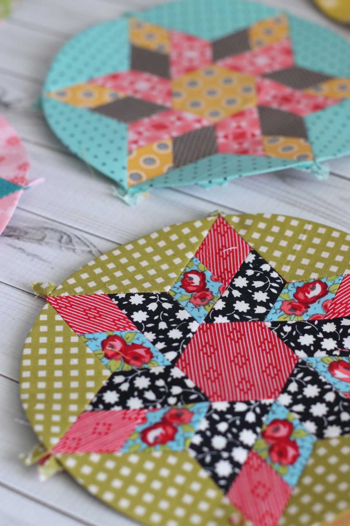 My Summer English Paper Piecing project - Diary of a Quilter - a quilt blog