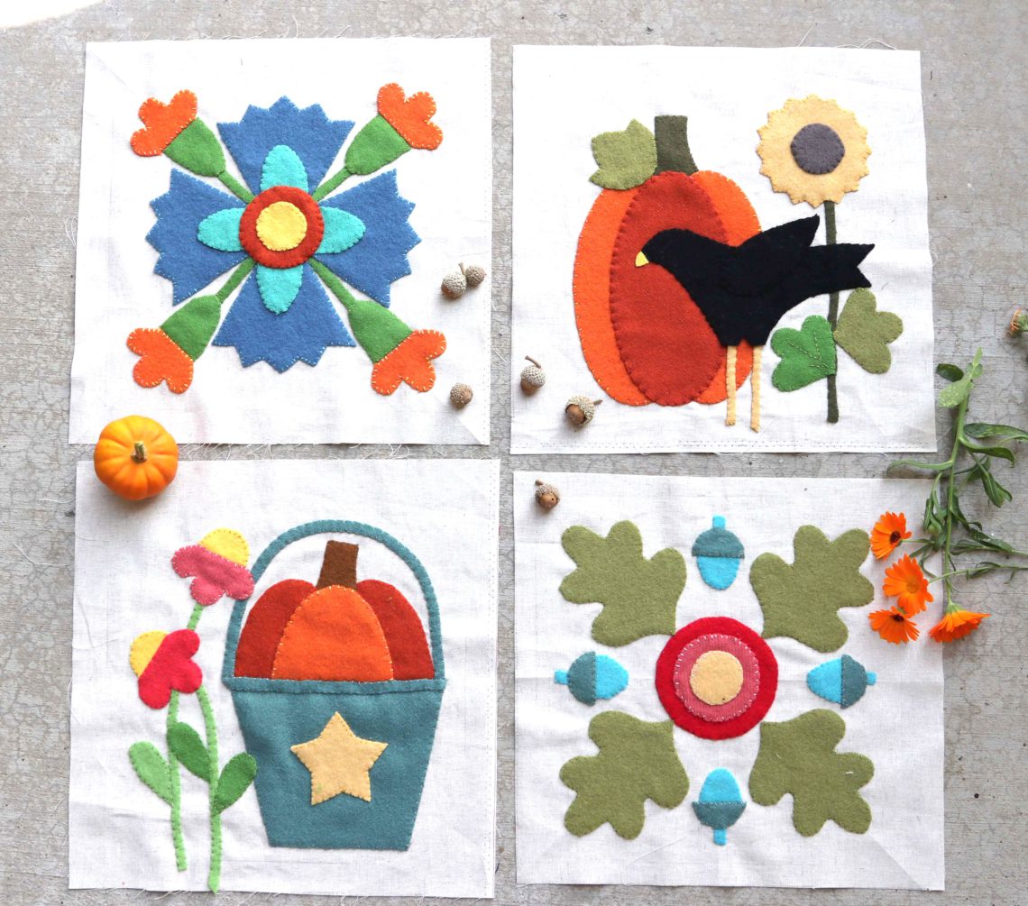 Wool applique store