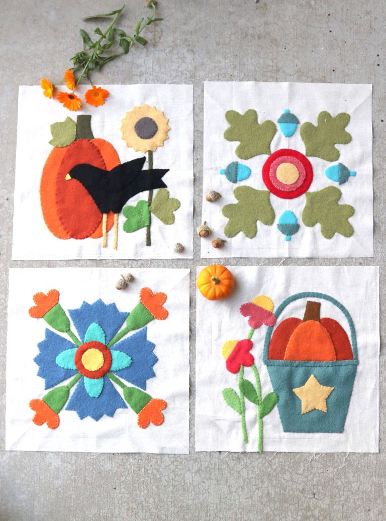 Wool Applique + Autumn Love