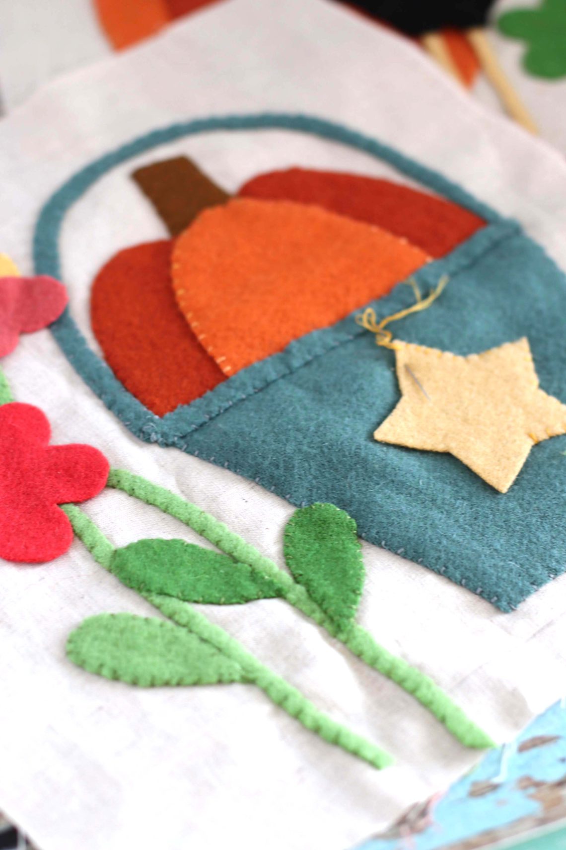 Wool Applique + Autumn Love