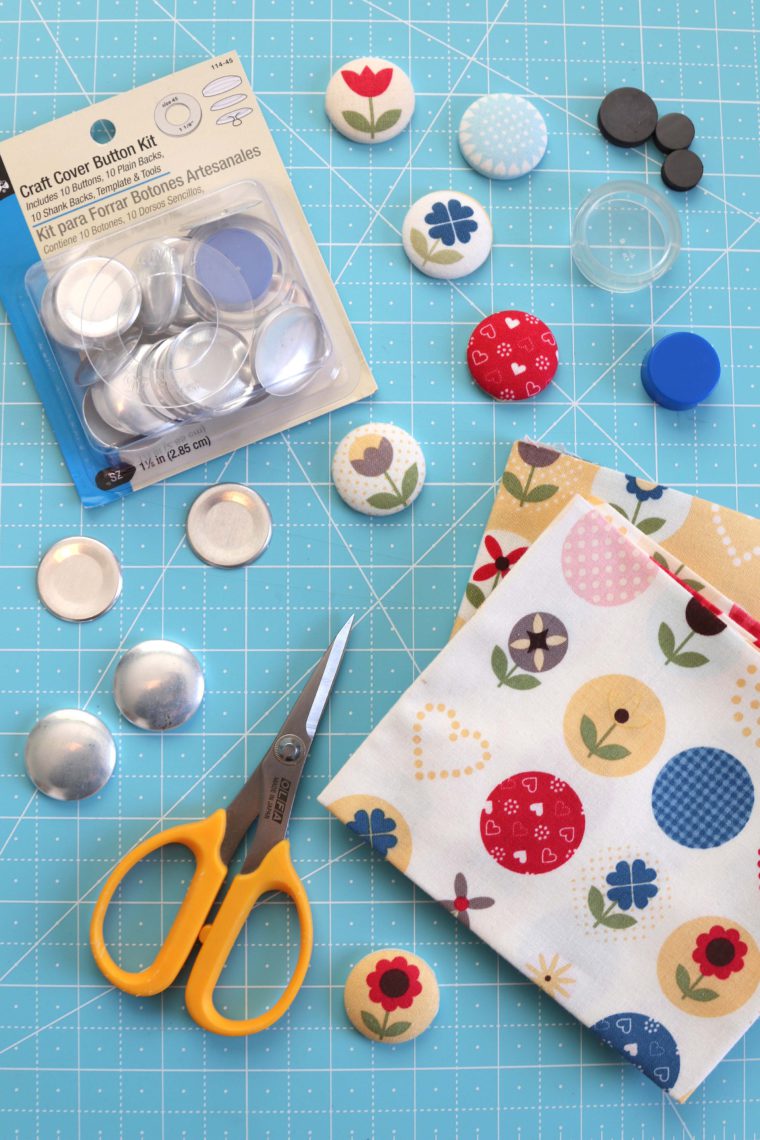 Covered Button Magnet Tutorial + Other Last Minute Gift Ideas - Diary ...