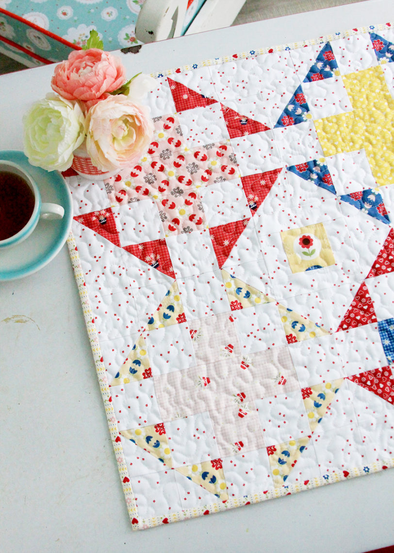 Valentine Mini Quilt - Diary of a Quilter - a quilt blog