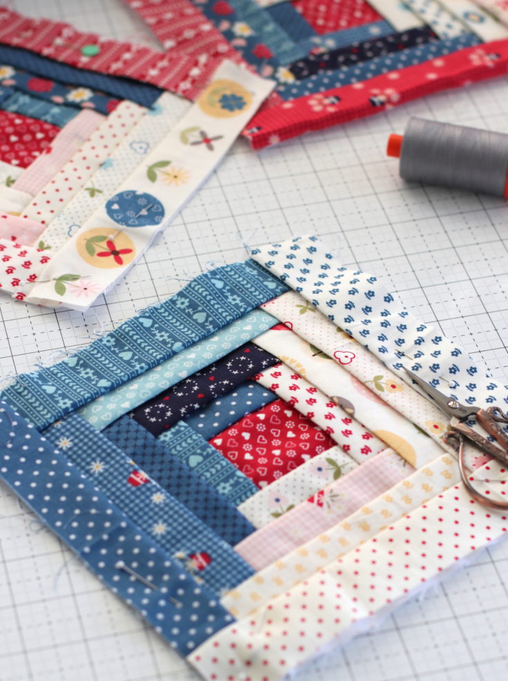 Log Cabin Quilt Block Tutorial + Inspiration - Diary of a Quilter - a ...