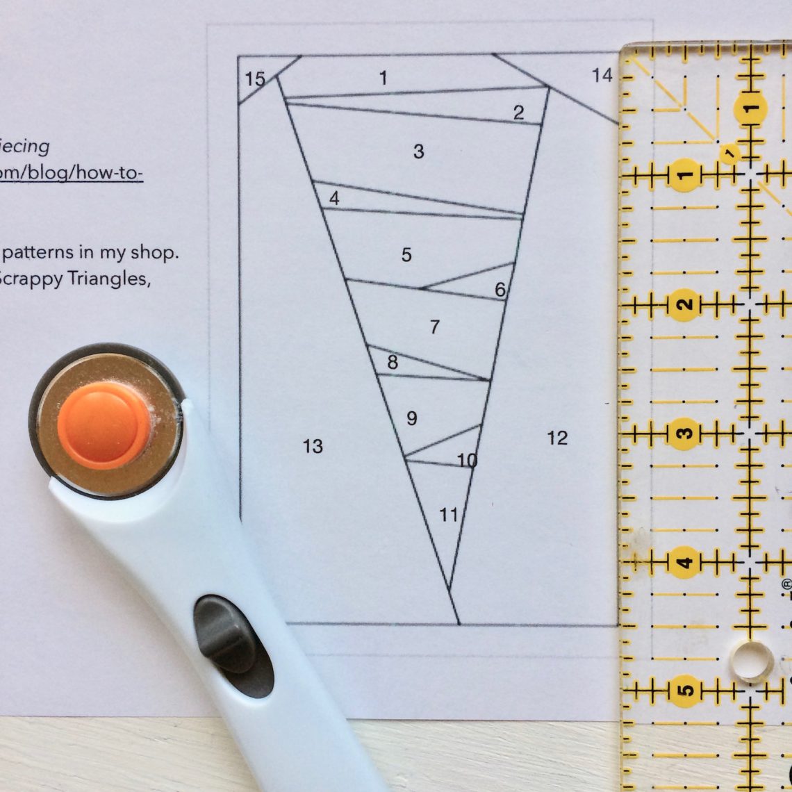 Foundation Paper Pieced Carrots Mini Quilt by Leila Gardunia - Diary of ...