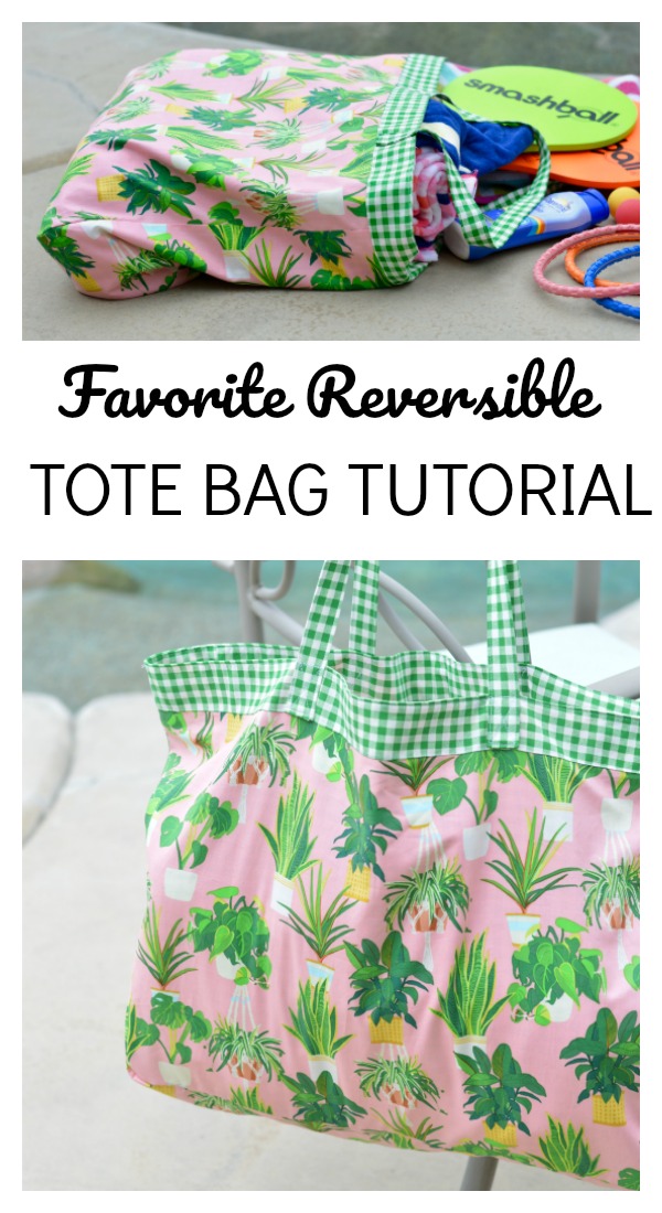 Reversible Tote Bag Tutorial | Bags | Diary of a Quilter