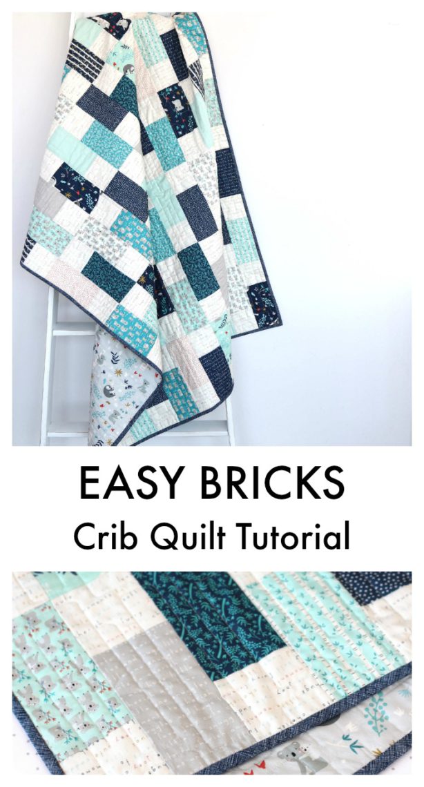 Bricks Baby Quilt Tutorial | quilting | Diary of a Quilter