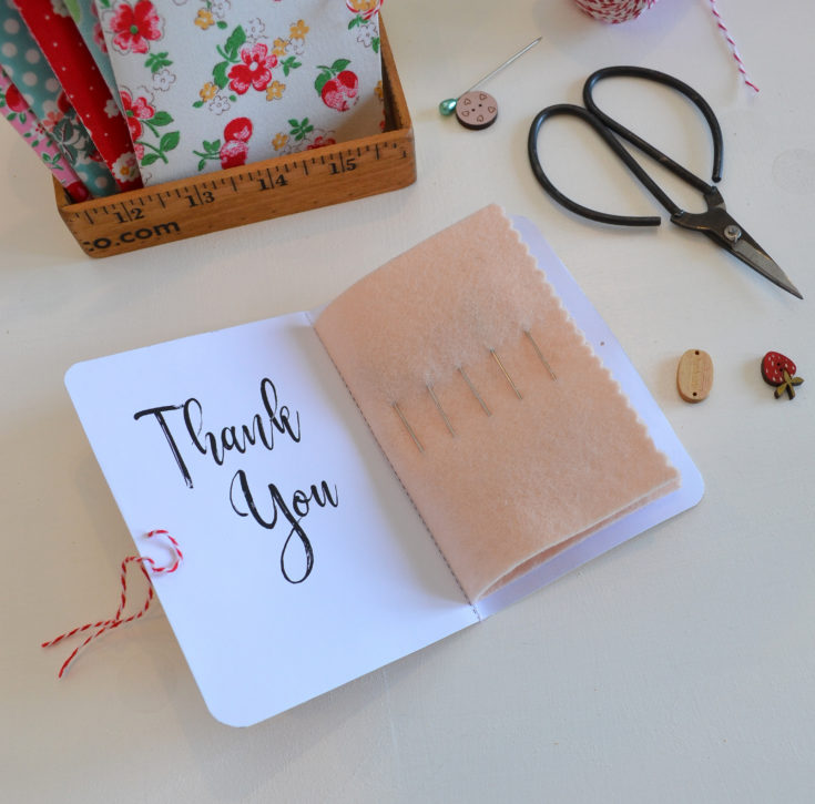 Fabric Covered Needle Cards | quilting | Diary of a Quilter