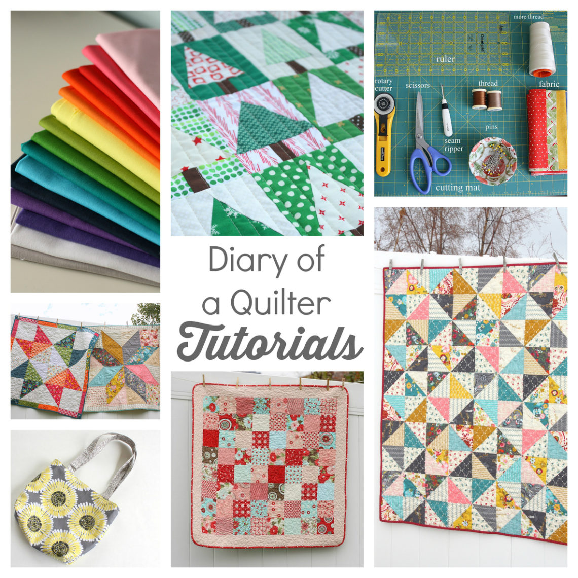 Tutorials - Diary of a Quilter - a quilt blog