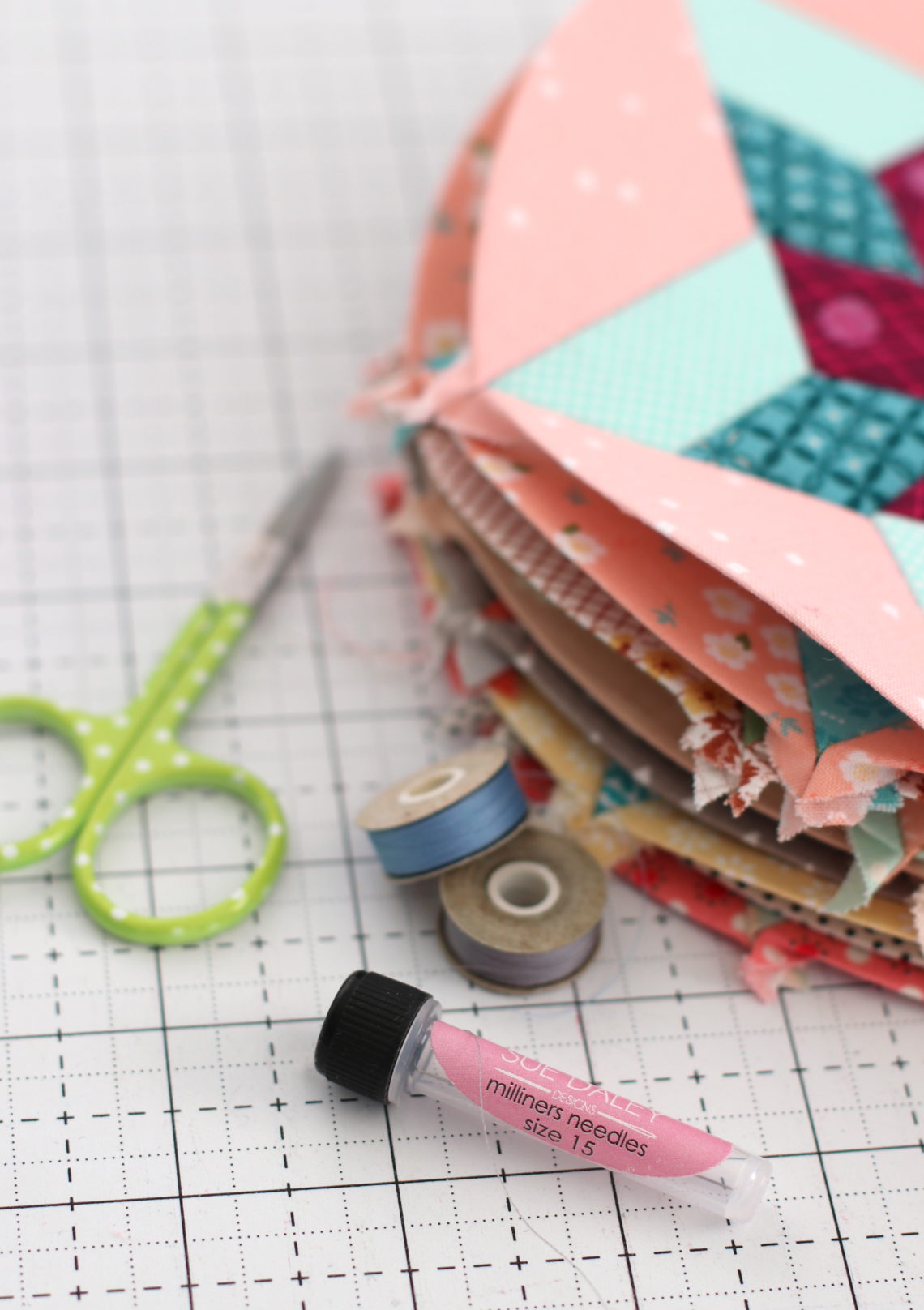 Quilting Ruler Storage + English Paper Piecing - Diary of a Quilter