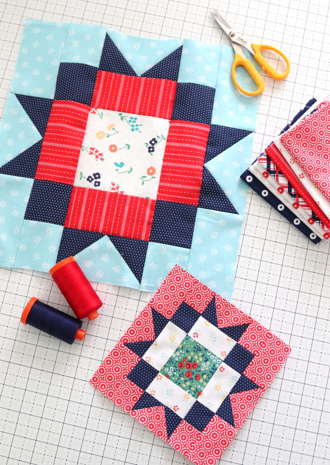 Maple Star Quilt Block Tutorial - Diary of a Quilter - a quilt blog
