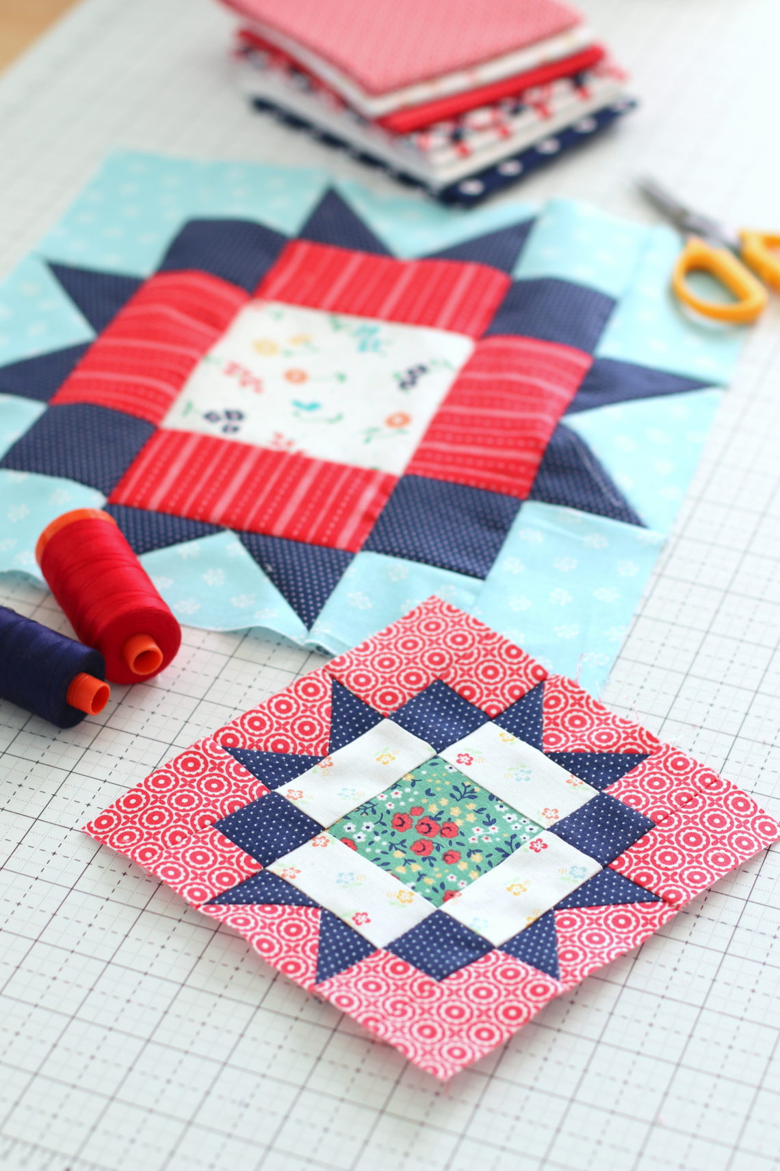 Maple Star Quilt Block Tutorial - Diary of a Quilter - a quilt blog