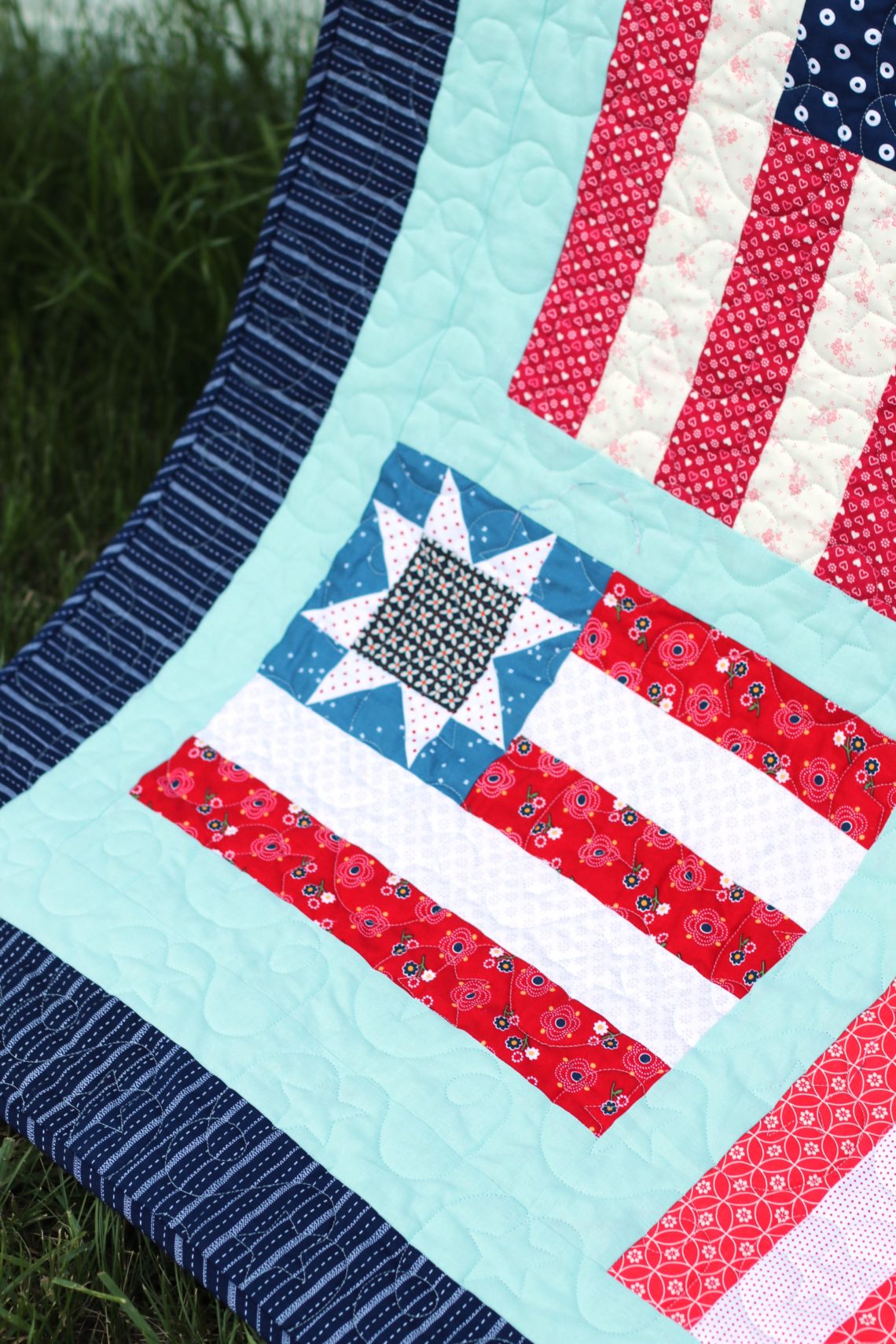 Flying Flags Quilt Tutorial - Diary of a Quilter - a quilt blog