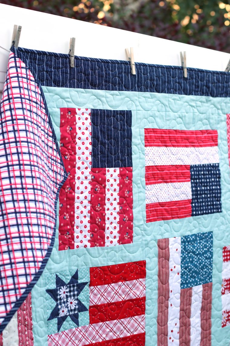 Flying Flags Quilt Tutorial - Diary of a Quilter - a quilt blog