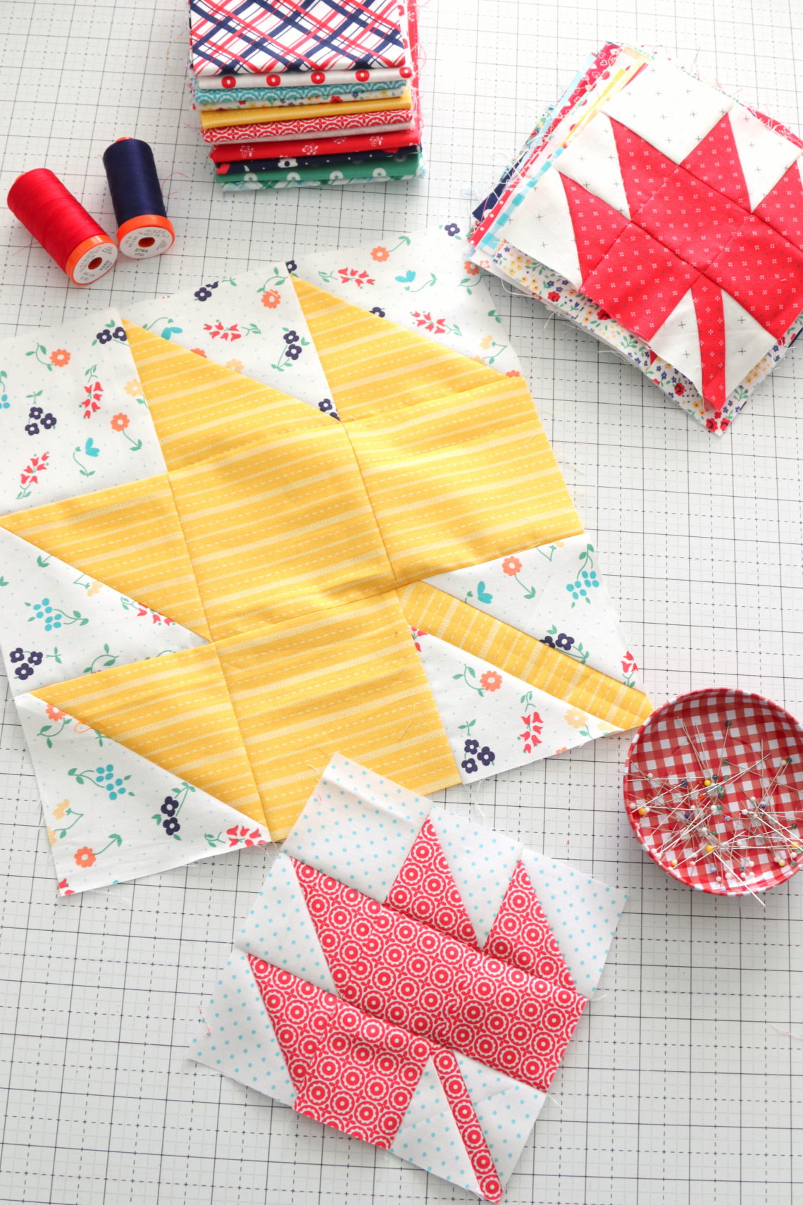 Riley Blake Block Challenge - Maple Leaf Quilt Block Tutorial - Diary ...