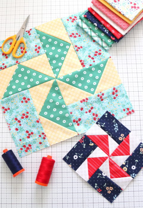 Pinwheel Quilt Block Tutorial - Diary of a Quilter - a quilt blog