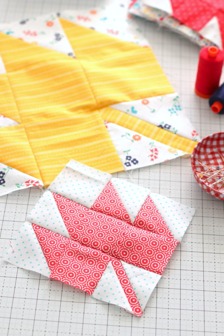 Riley Blake Block Challenge - Maple Leaf Quilt Block Tutorial - Diary ...