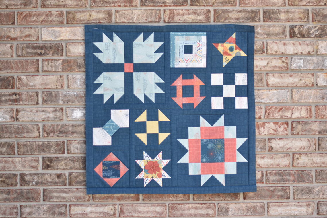 Scrappy Sampler Quilt Layout Idea - Diary of a Quilter - a quilt blog