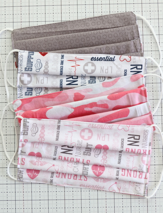 Quick and Easy DIY Fabric Face Mask - Diary of a Quilter - a quilt blog