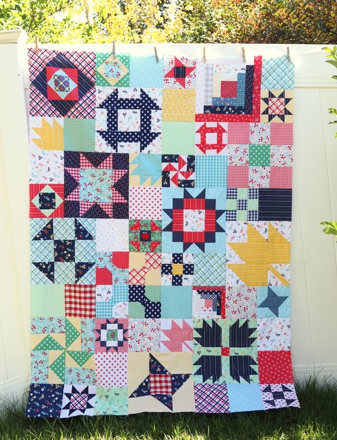 Sampler Quilt Patterns For Beginners VICE VERSA BLOCK OF THE MONTH