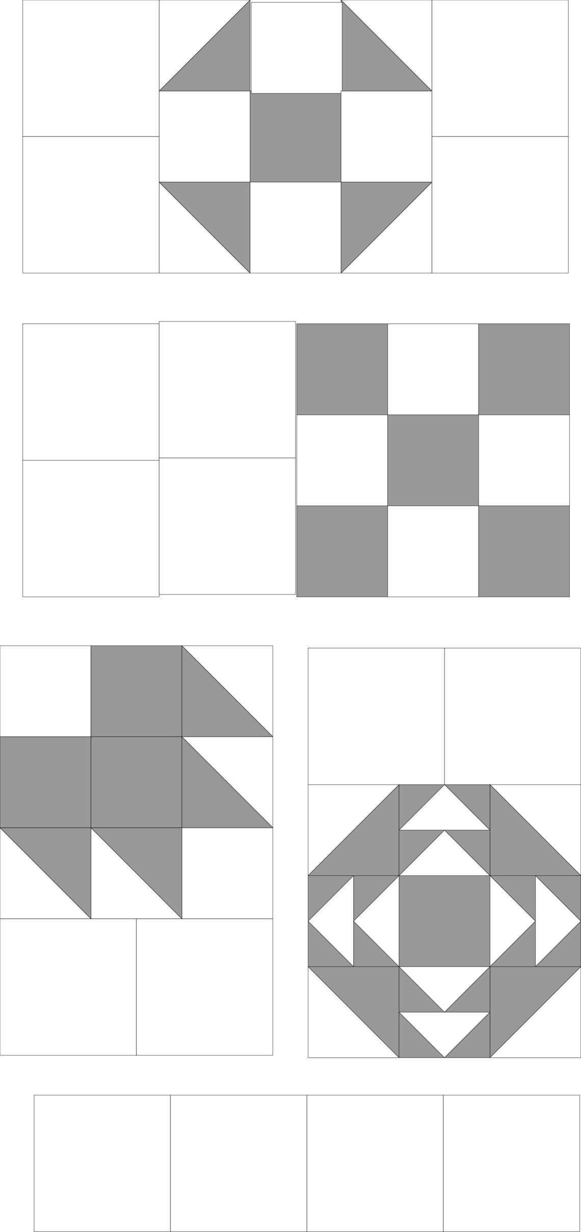 Scrappy Sampler Quilt Layout Idea - Diary of a Quilter - a quilt blog