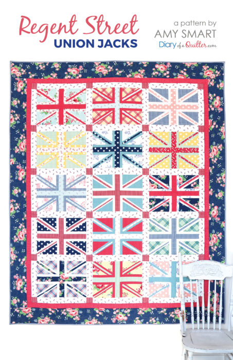 New Union Jack Quilt Pattern - Diary of a Quilter - a quilt blog