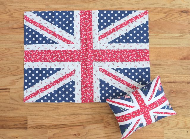 A Super Size Union Jack Quilt - Diary of a Quilter - a quilt blog