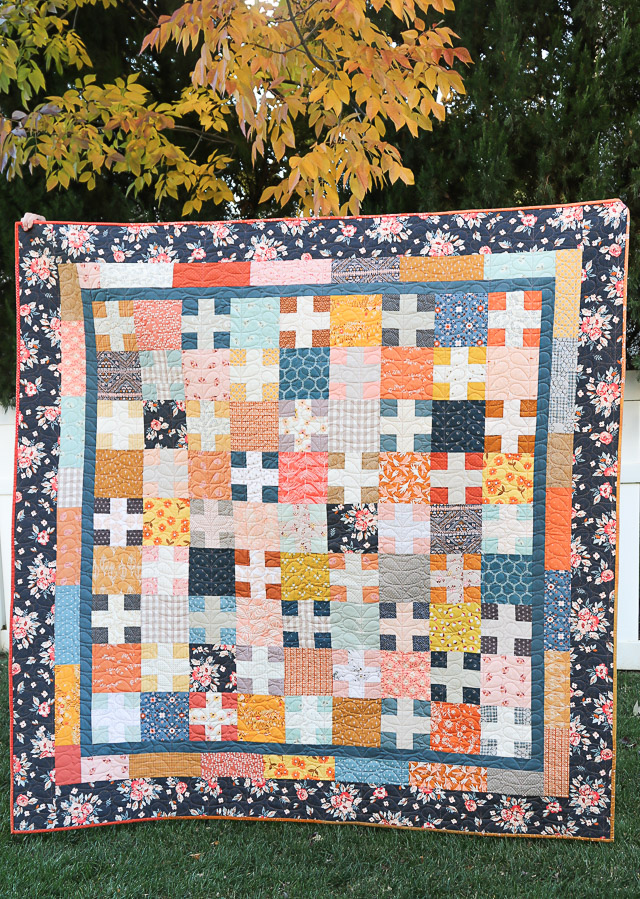 Gratitude Quilt - Plus Quilt Tutorial - Diary of a Quilter - a quilt blog
