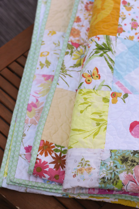 Patchwork Quilt made from Vintage Sheets - Diary of a Quilter - a quilt ...