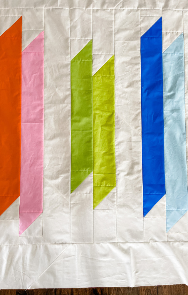 Modern Quilt Tutorial from Wren Collective - for Diary of a Quilter