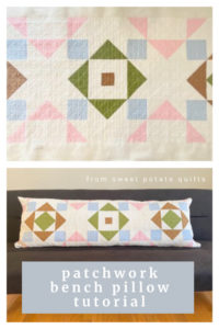 Quilted Body Pillow with Fabric Scraps Tutorial - Diary of a Quilter ...