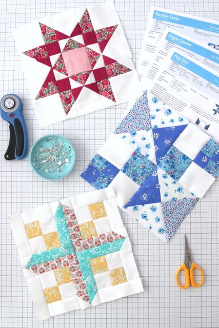 April Quilt Block Patterns - Riley Blake Challenge - Diary of a Quilter ...