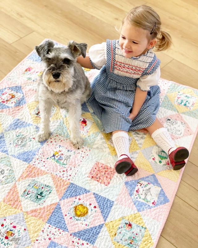 A Quilt That is Loved - Economy Block Baby Quilt - Diary of a Quilter ...