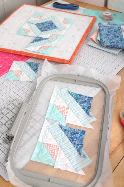 Perfectly Pieced Quilt Blocks - in the Hoop! - Diary of a Quilter - a ...