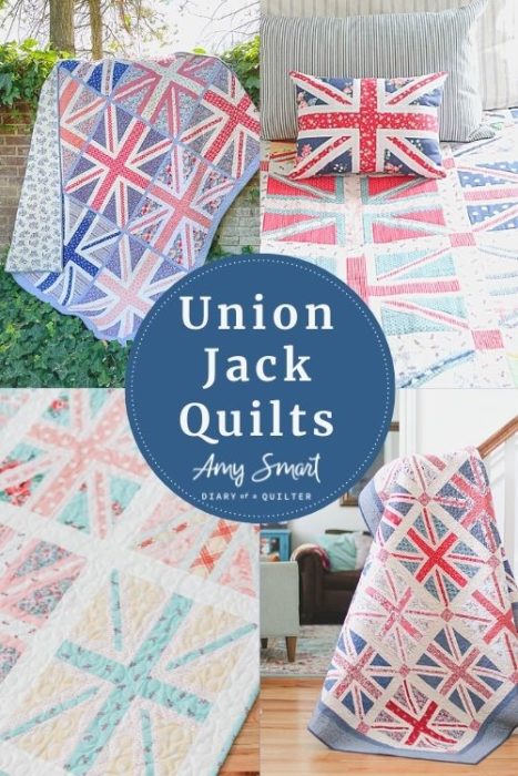 Collection of Union Jack Quilts - Diary of a Quilter - a quilt blog