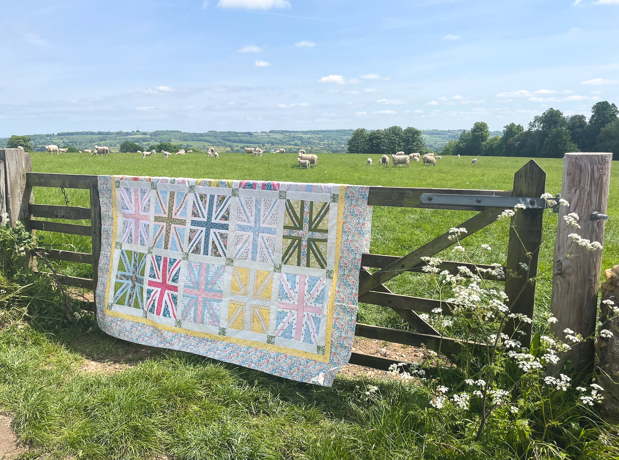 Union Jack Quilt in England! - Diary of a Quilter - a quilt blog