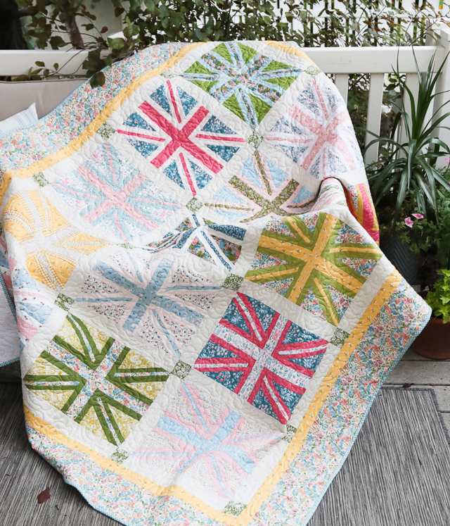 Finished Union Jack Quilt + the Cotswolds - Diary of a Quilter - a ...