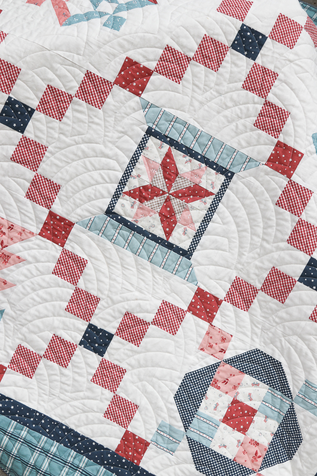 Free Sampler Quilt + Irish Chain Layout - Diary of a Quilter - a quilt blog