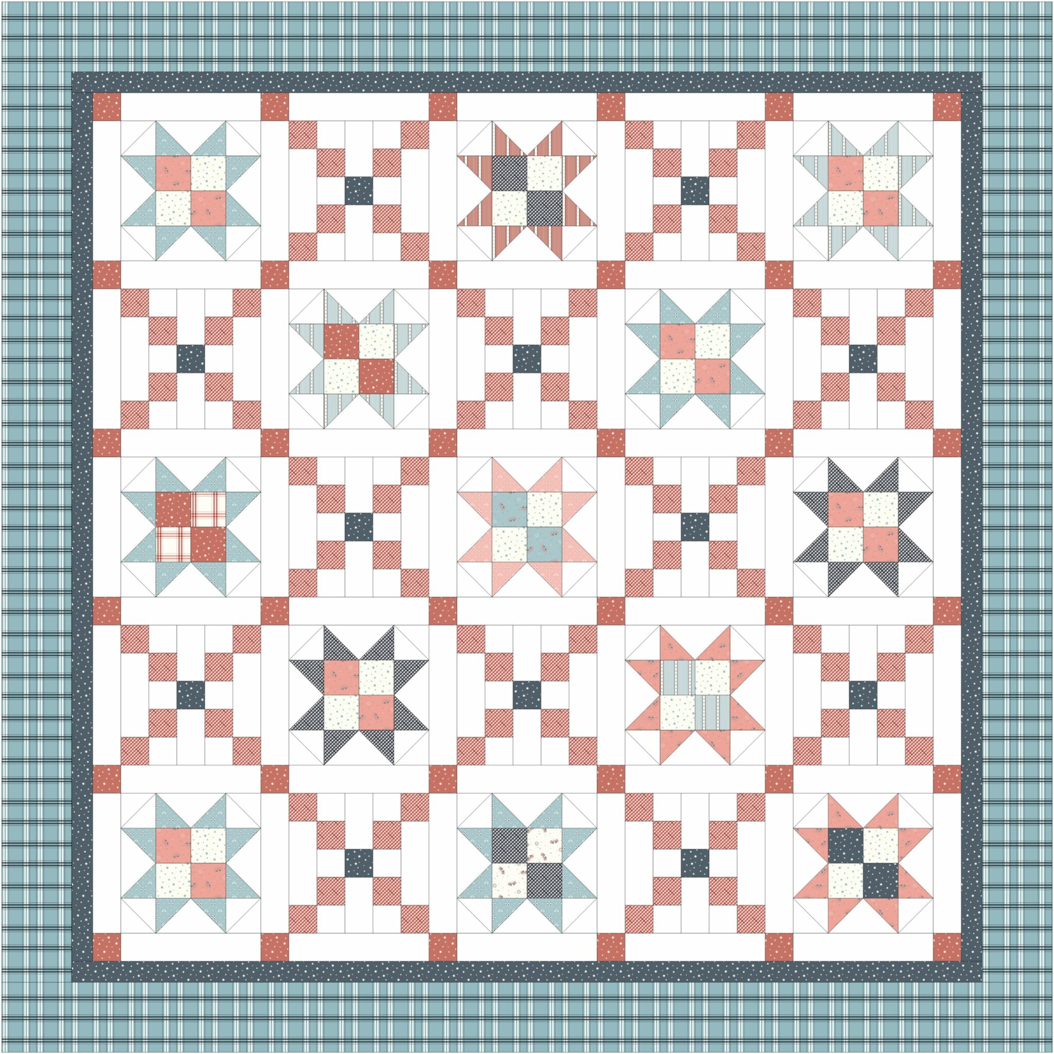 Free Sampler Quilt + Irish Chain Layout - Diary of a Quilter - a quilt blog